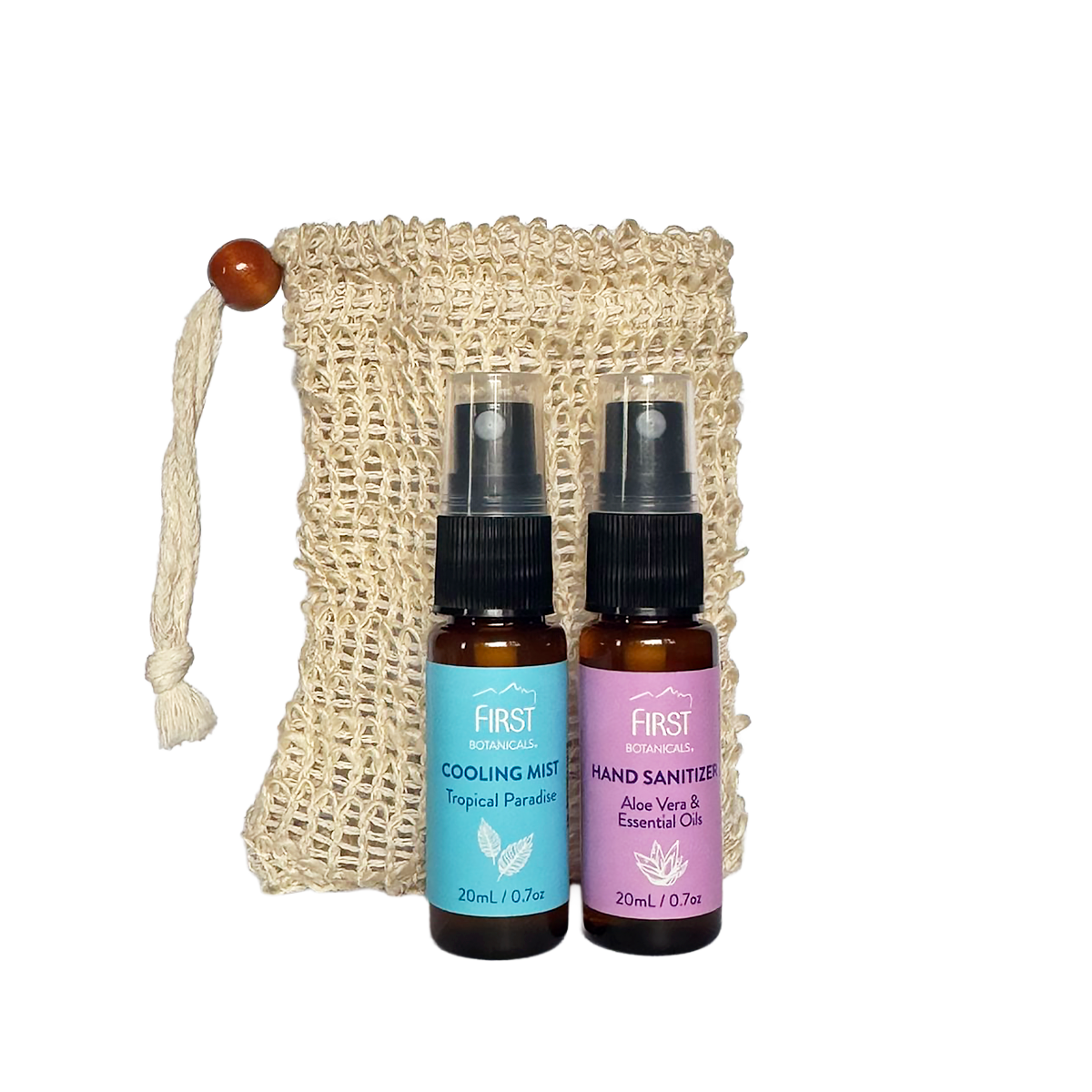 First Botanicals Cool & Clean Combo (Cooling Mist 20mL + Hand Sanitize ...